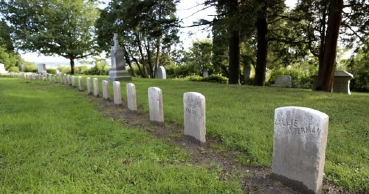 Children's Graves Restored