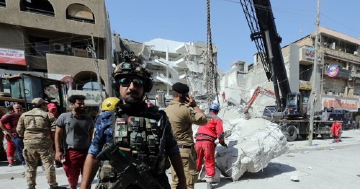 IRAQ BUILDING COLLAPSE