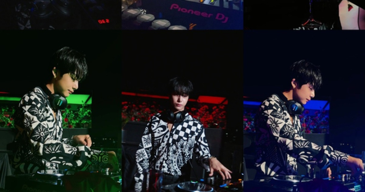 몬스타엑스 형원, 명품쇼 디제잉 파티? 부캐 DJ H.ONE 활약