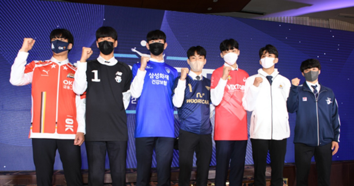 2022-2023 KOVO 남자부 1라운드 지명된 신인 선수들 [MK포토]