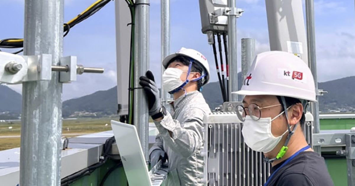 KT, 국내 최초 UAM 전용 5G 항공망 구축 완료