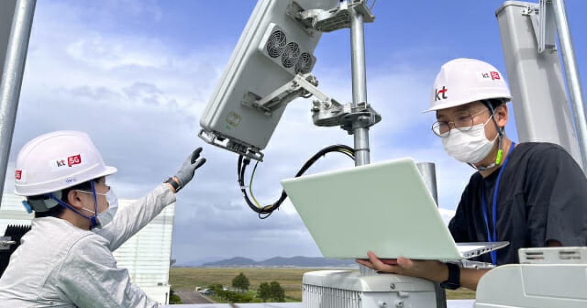 KT, UAM 전용 '5G 항공망' 구축 완료