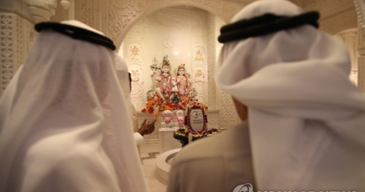 UAE DUBAI HINDU TEMPLE