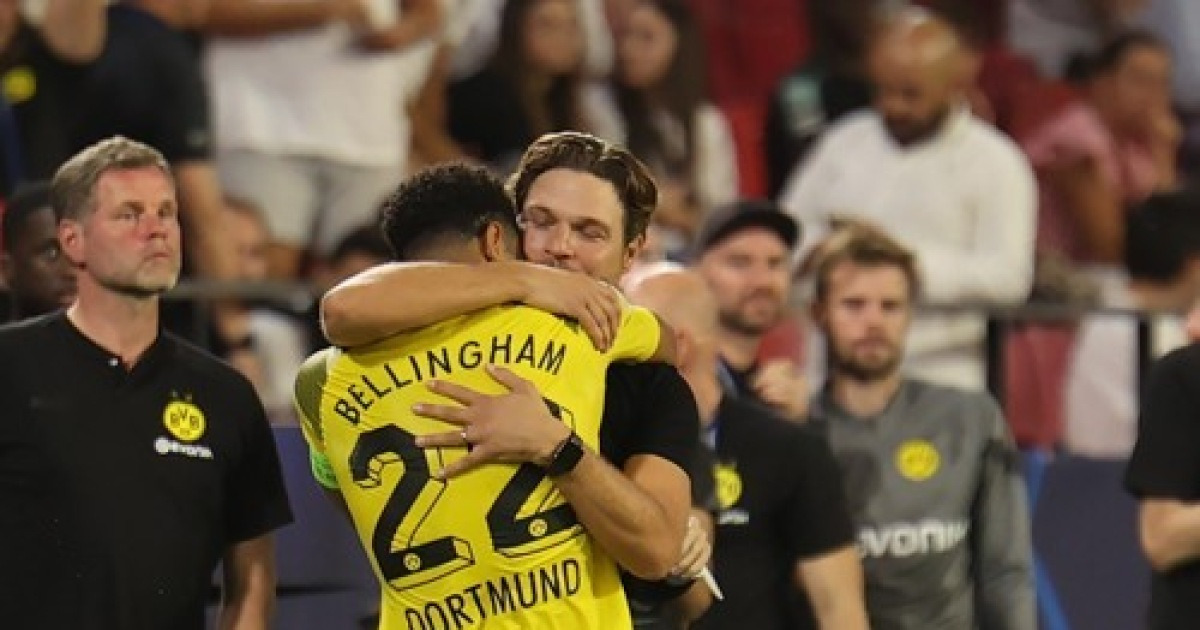 '만 19세' 벨링엄, UCL 3G 연속 골..군침 흘리는 리버풀·레알