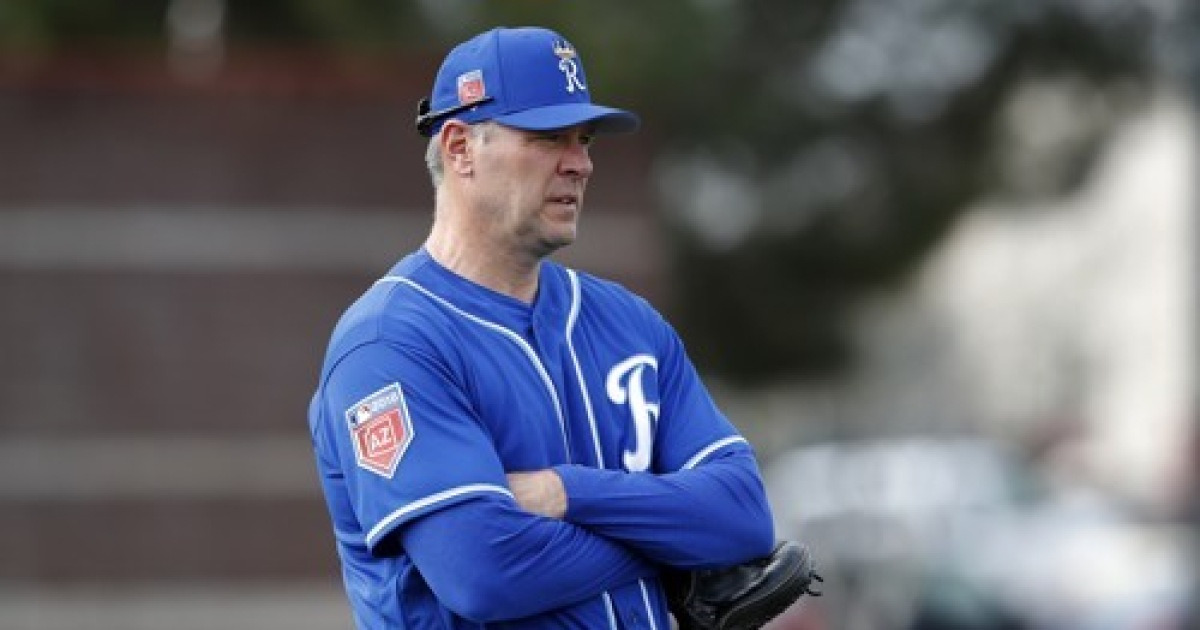Royals Matheny Fired Baseball
