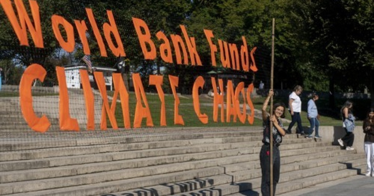 USA WORLD BANK PROTEST