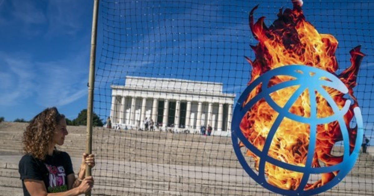 USA WORLD BANK PROTEST