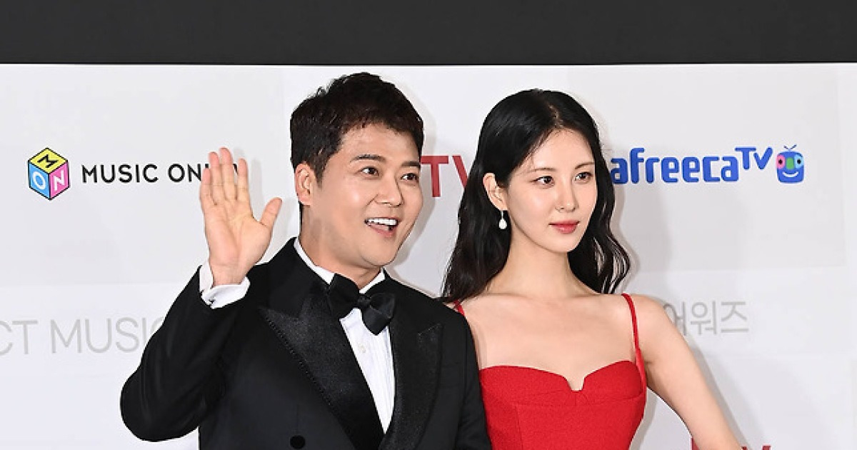 전현무-서현 'TMA 책임지는 2MC'[엑's HD포토]