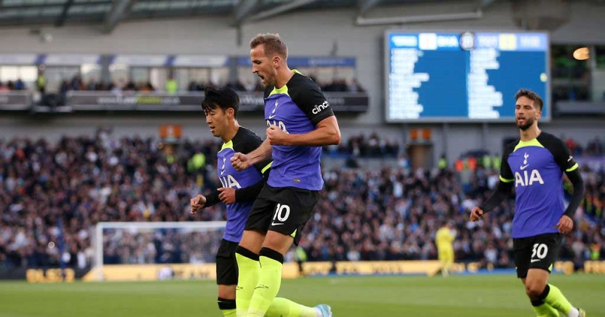 [EPL 10R] 'SON-케인 43호 합작골' 토트넘, 브라이튼 원정에서 1-0 승.. 3위 유지