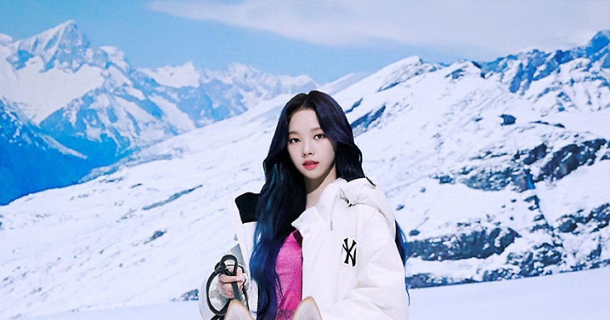 따뜻한 겨울 라이프 'MLB', 에스파와의 22FW 패딩 화보 공개