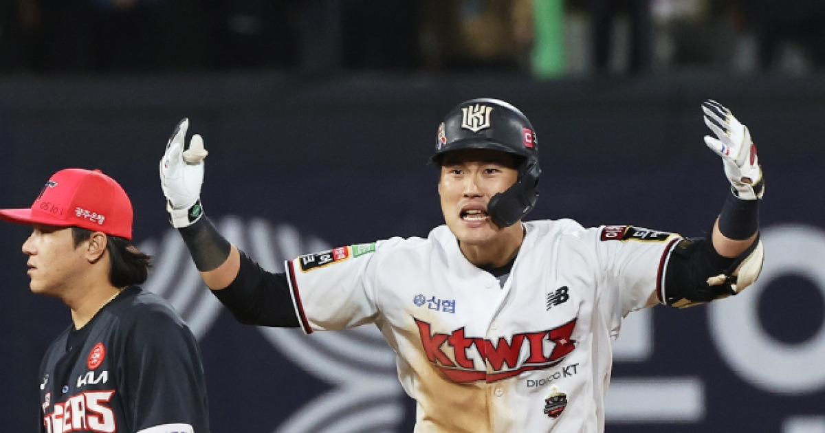 KT, KIA 누르고 준PO 진출..한국시리즈 2연패 시동