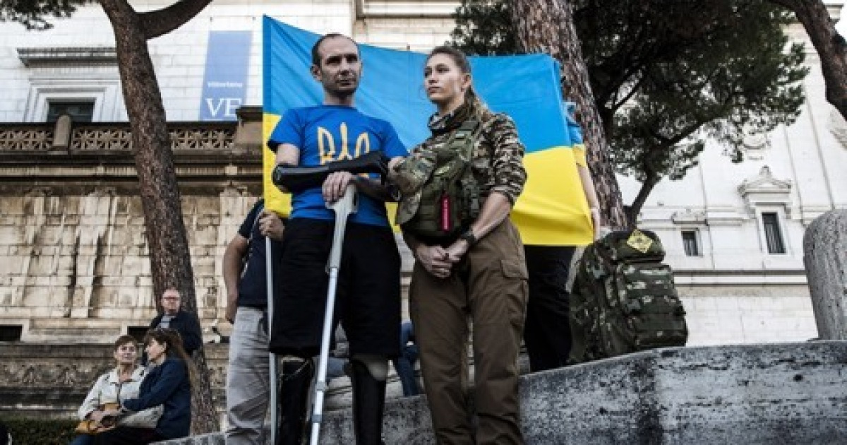 ITALY UKRAINE RUSSIA CONFLICT PROTEST