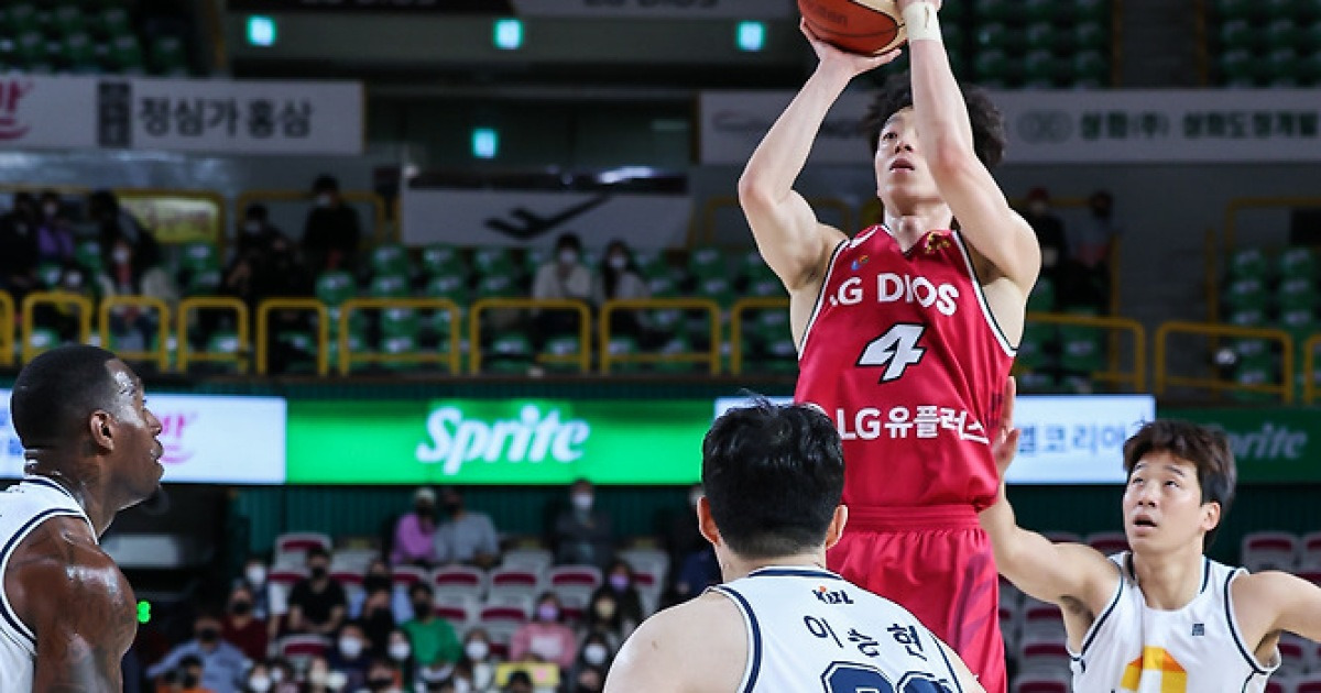 LG 3점슛의 반전 14.3%→55.6%. KCC 87대70 대파, 시즌 첫 승 신고