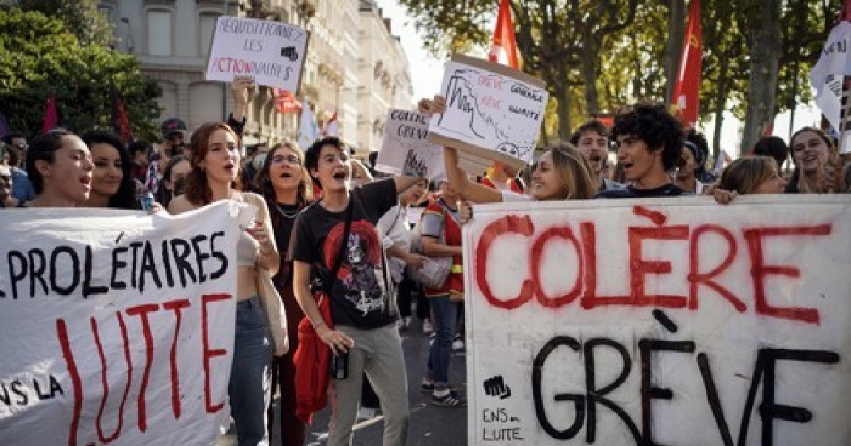 France Inflation Protest
