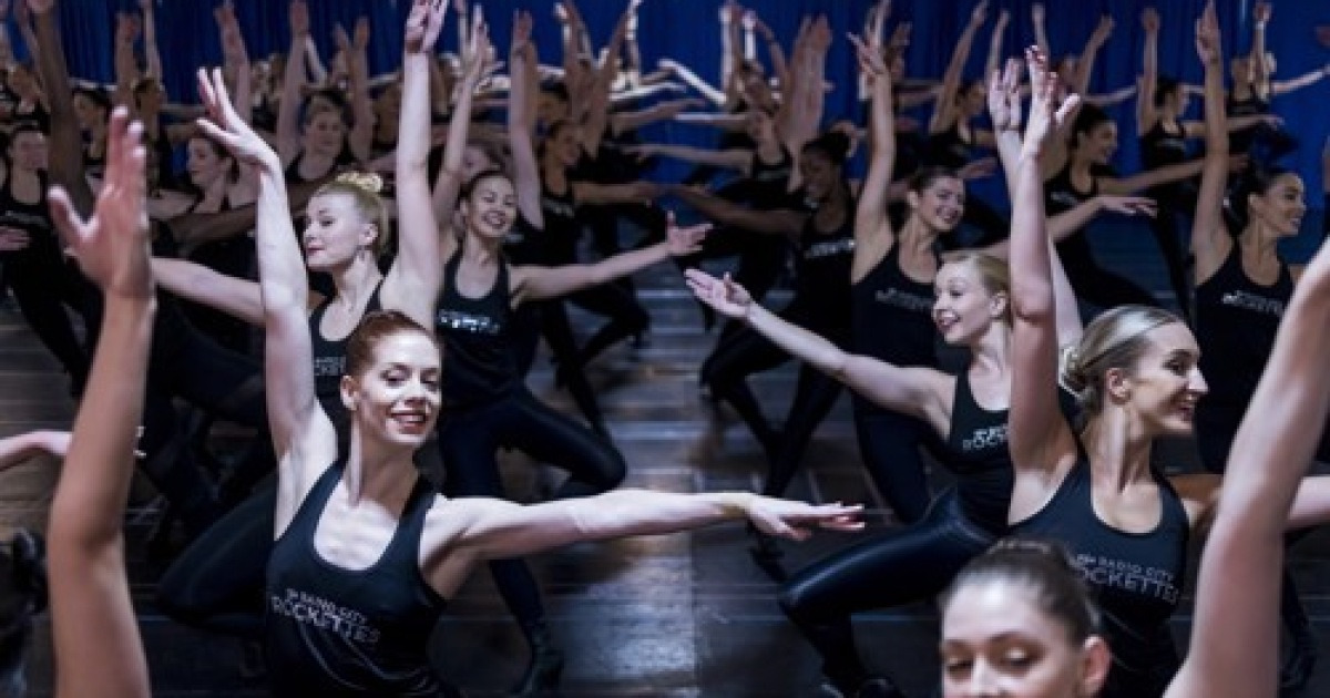 USA NEW YORK RADIO CITY ROCKETTES REHEARSAL