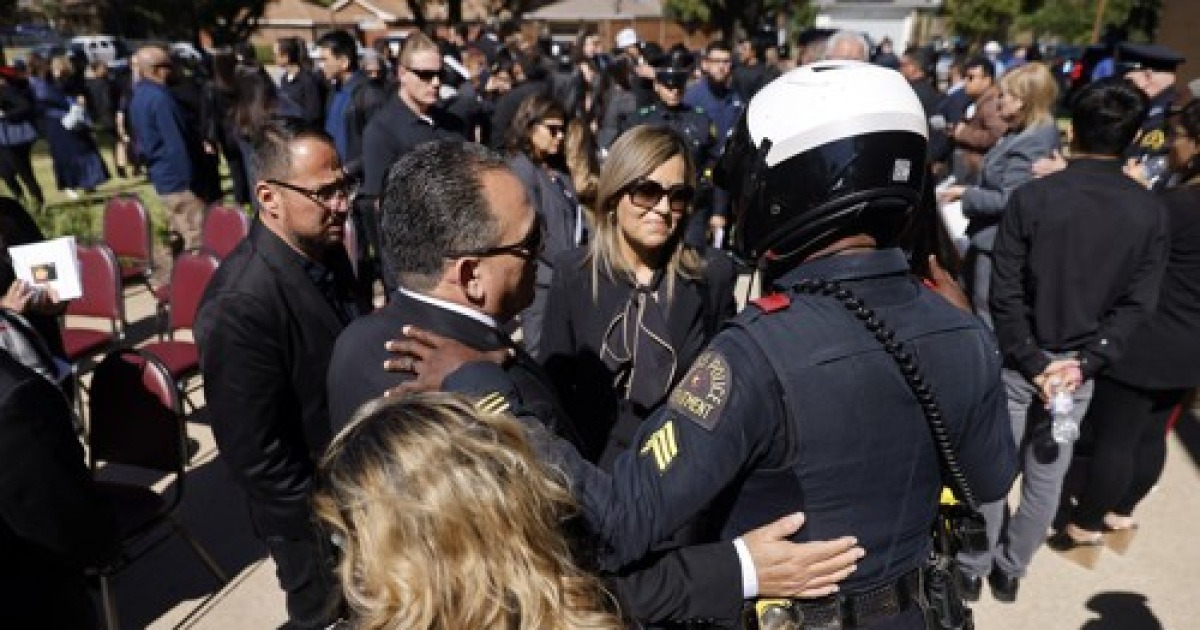 Dallas Police Officer Killed Funeral