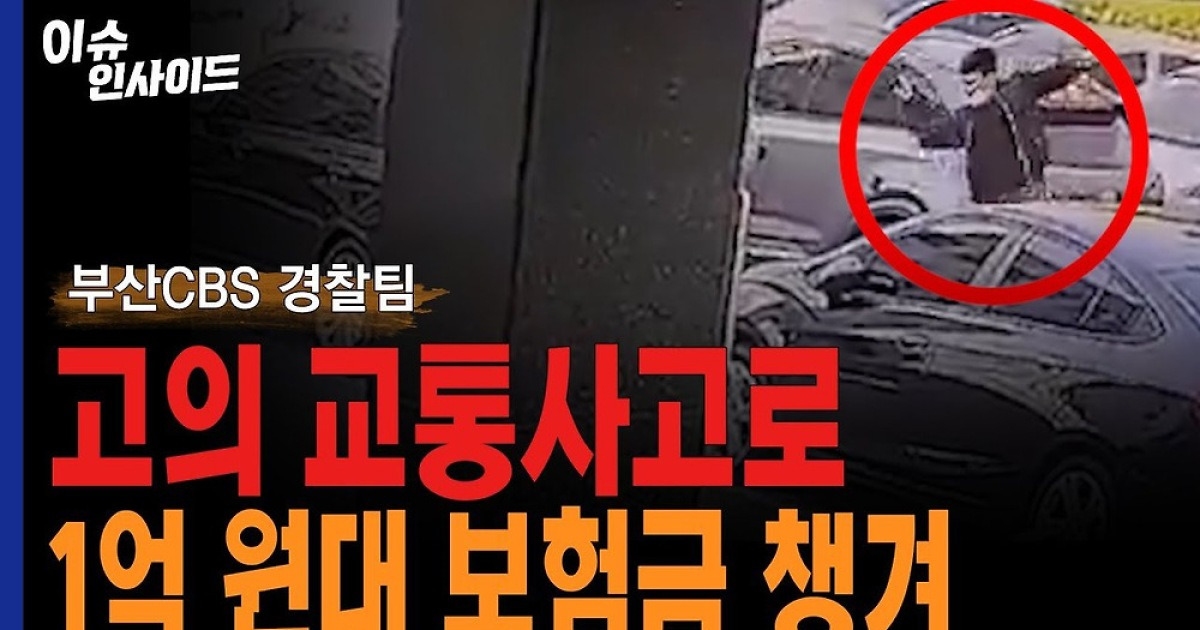 22차례 고의 교통사고로 1억원 뜯어낸 이집트인 구속[영상]