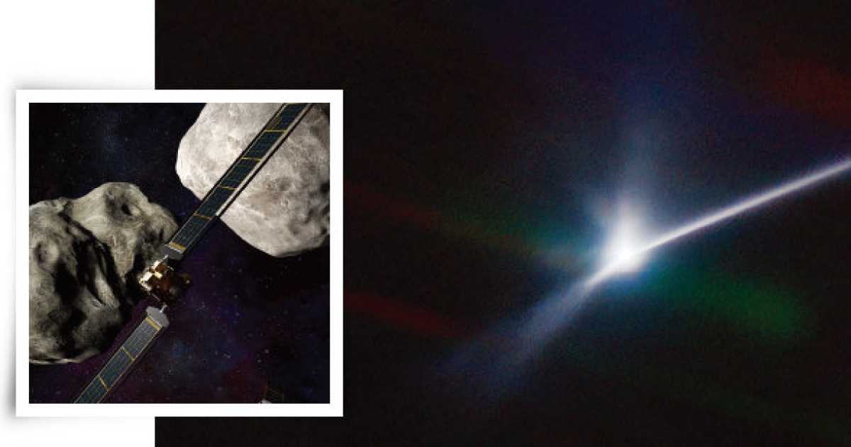 총알보다 10배 빠른 속도로 직경 160m 소행성 충돌 성공한 '다트' 우주선