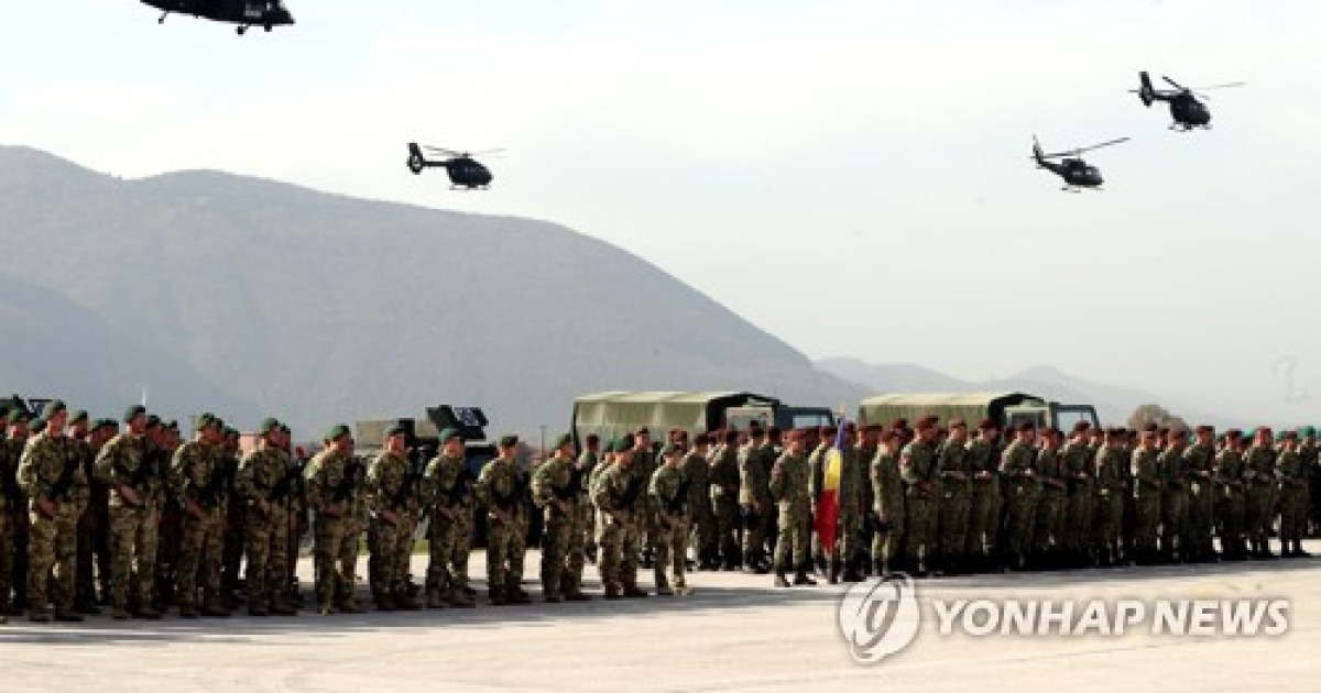 BOSNIA DEFENCE EUFOR EXERCISE