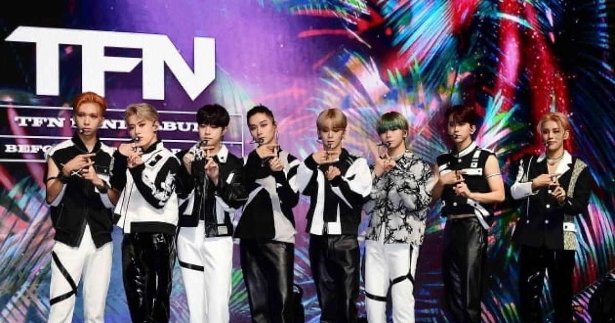 {TEN 포토] TFN 'T1419에서 TFN으로 팀명 변경'
