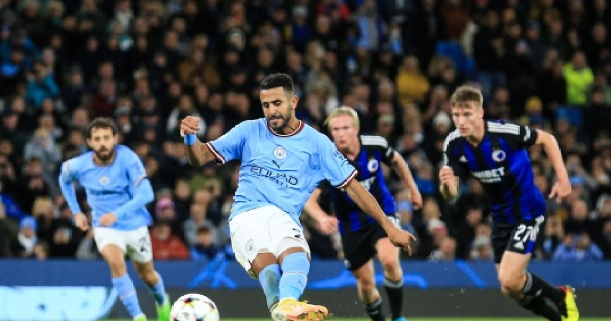 '또 놓쳤어?!' UCL 2G 연속 PK 실축…맨시티 팬 뿔났다 "역대 최악의 키커"