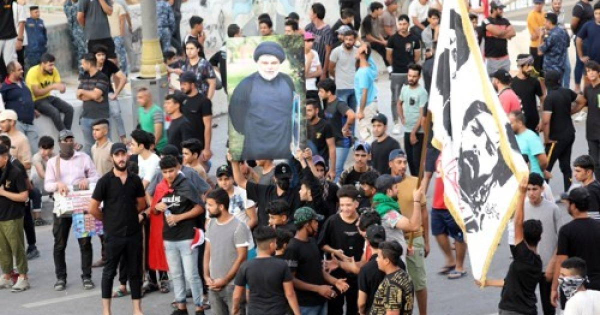IRAQ PROTEST IN BAGHDAD