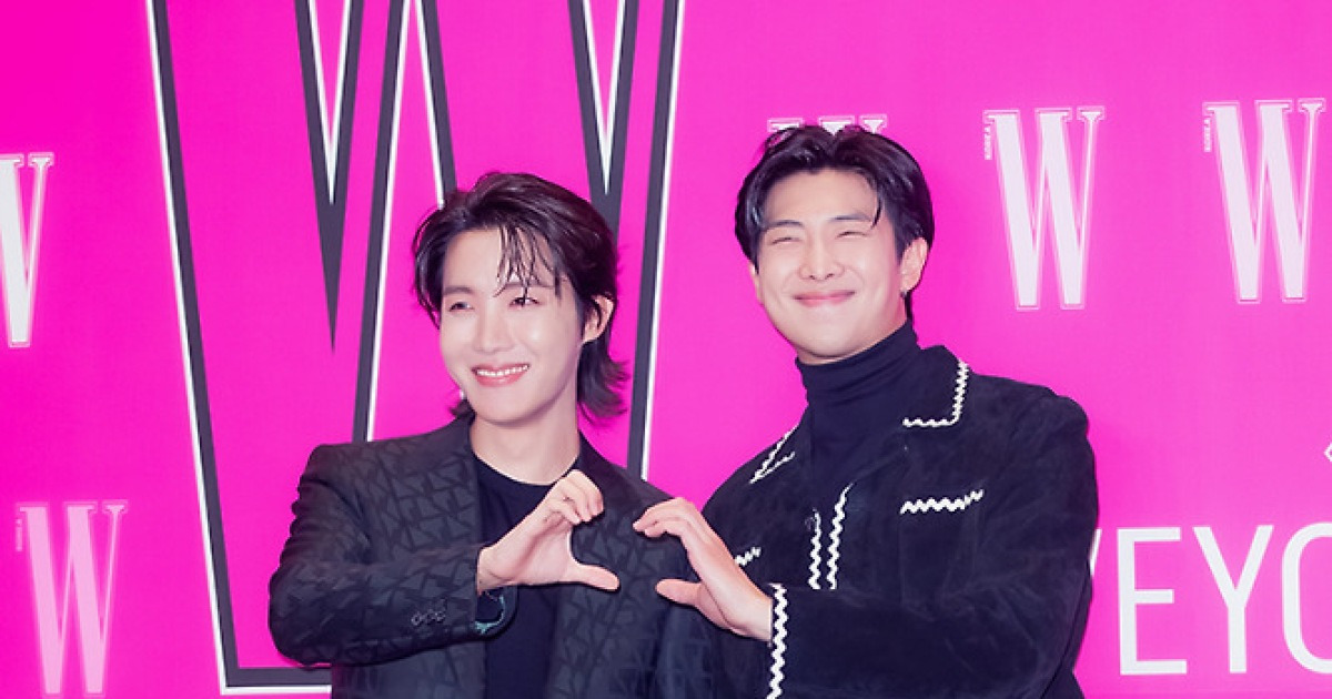 [bnt포토] 방탄소년단 제이홉-RM '아미에게 바치는 하트어셈블'