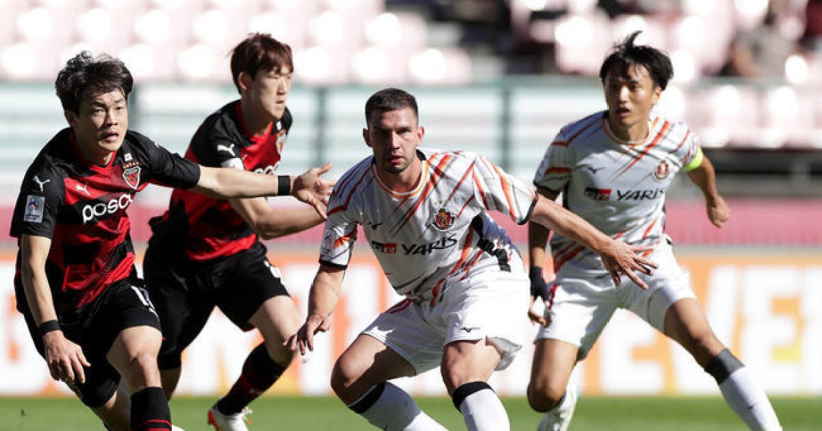 '포항과 ACL 8강전 금지약물' 나고야 FW, 4년간 출장 금지