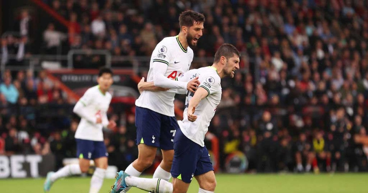 [EPL 14R] ‘SON 역전골 코너킥’ 토트넘, 벤탄쿠르 극장골로 본머스에 3-2 역전승