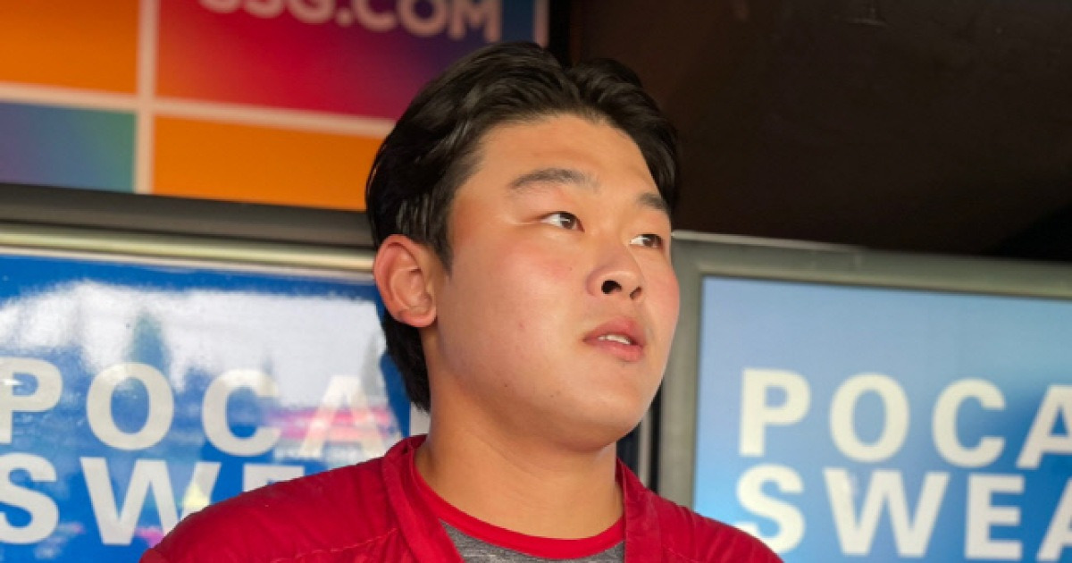 SSG 전의산 "선배들이 긴장하지 말래요"[KS1 인터뷰]