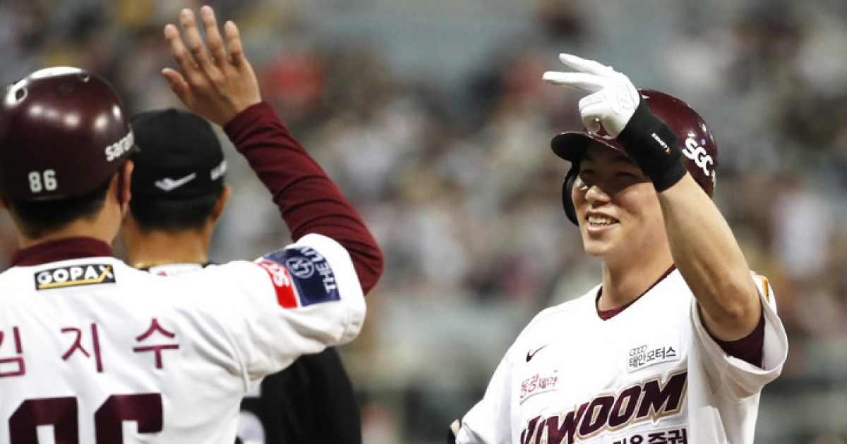 [KS]SSG '경계1호' 키움 김혜성 "계속 신경쓸 수 있게 잘해야"