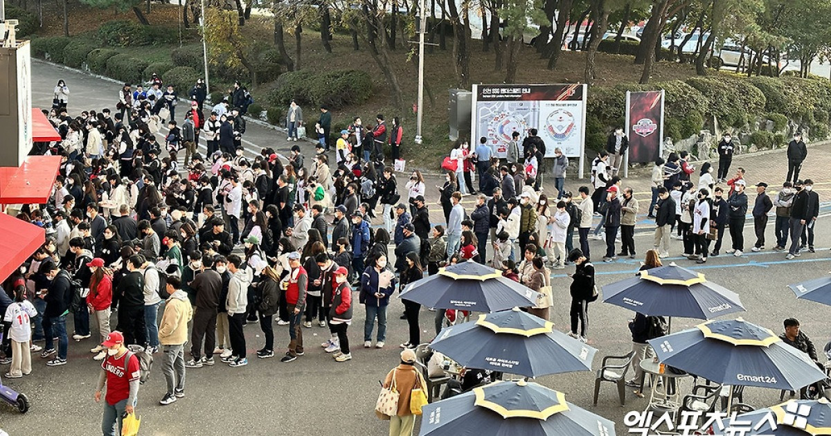 '뜨거운 야구 열기' 키움-SSG KS 1차전 2만2500석 매진 [KS1]