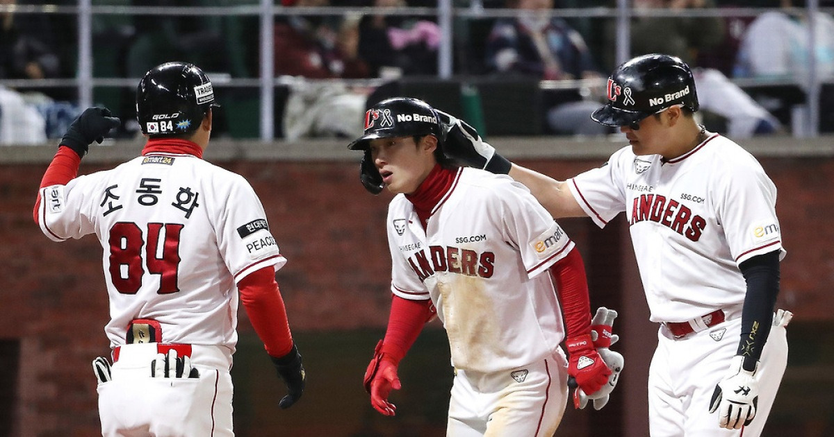 [KS2] SSG, 키움에 6-1 완승…'1승1패' 균형 맞추고 고척으로