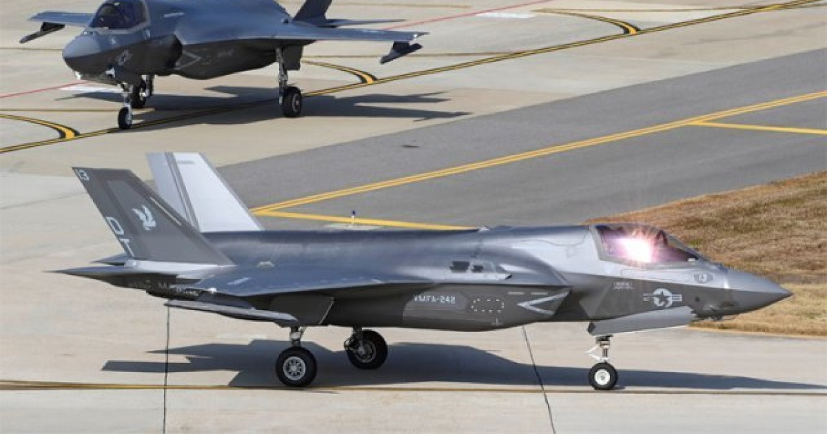 美 F-35B 4대 군산 도착… 한국 지상기지 첫 전개