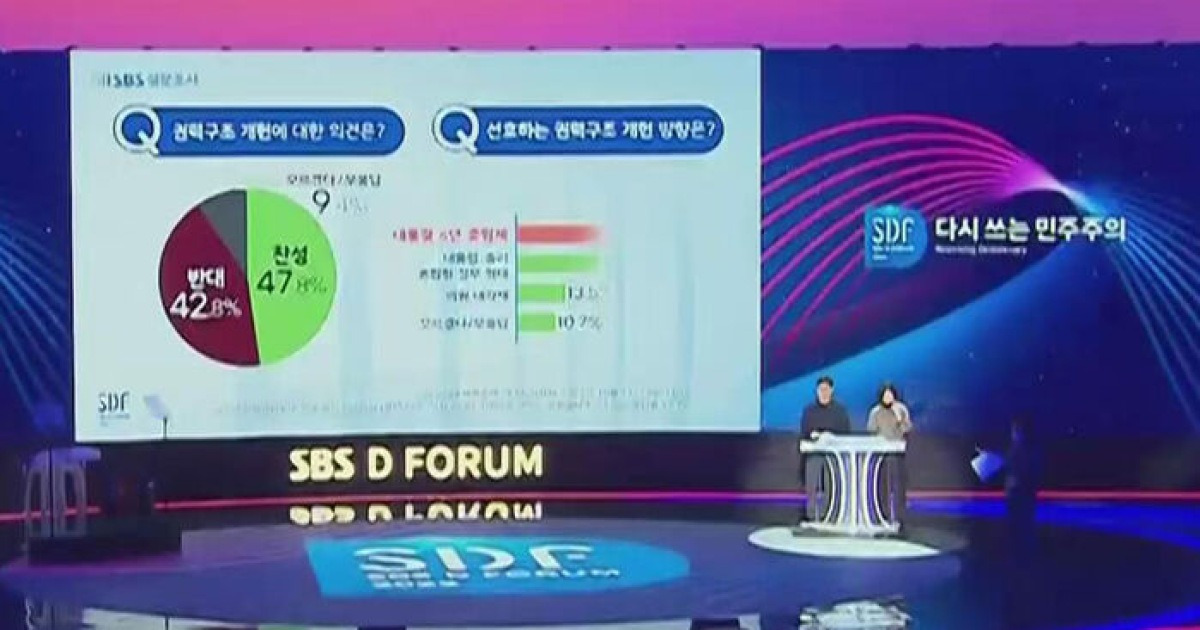 '다시 쓰는 민주주의' SBS D포럼 개막…비례대표제 강화 제안