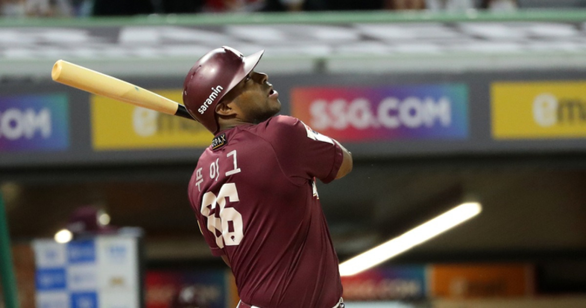 키움 4번타자는 푸이그···SSG, 오태곤 선발 기용[KS3]