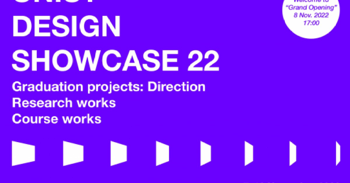 “디자인, 보다 나은 경험 위한 나침반” … UNIST 디자인학과, 7일부터 13일까지 Design Showcase 22 개최