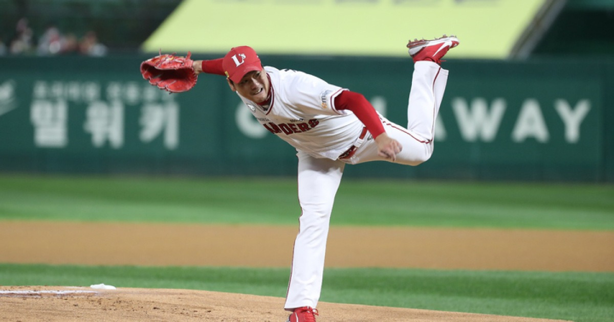 KS 5차전 선발 나선 SSG 김광현