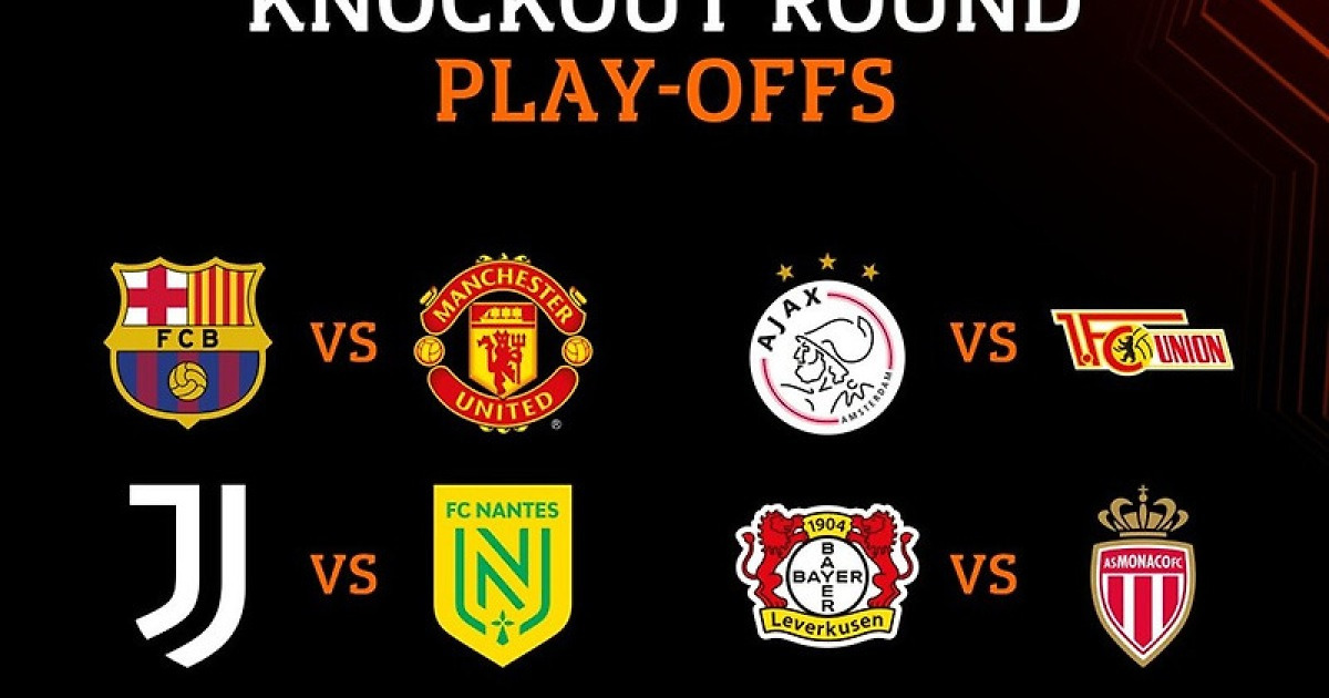 '이게 챔스야 유로파야?' 맨유-바르사, UEL 16강 PO서 격돌