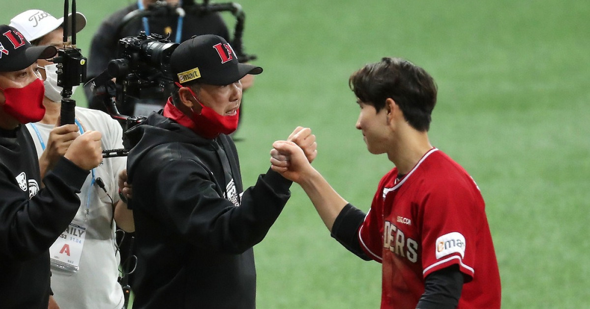 [KS6] SSG, 우승까지 1승…김원형 감독 "김광현도 불펜 대기"