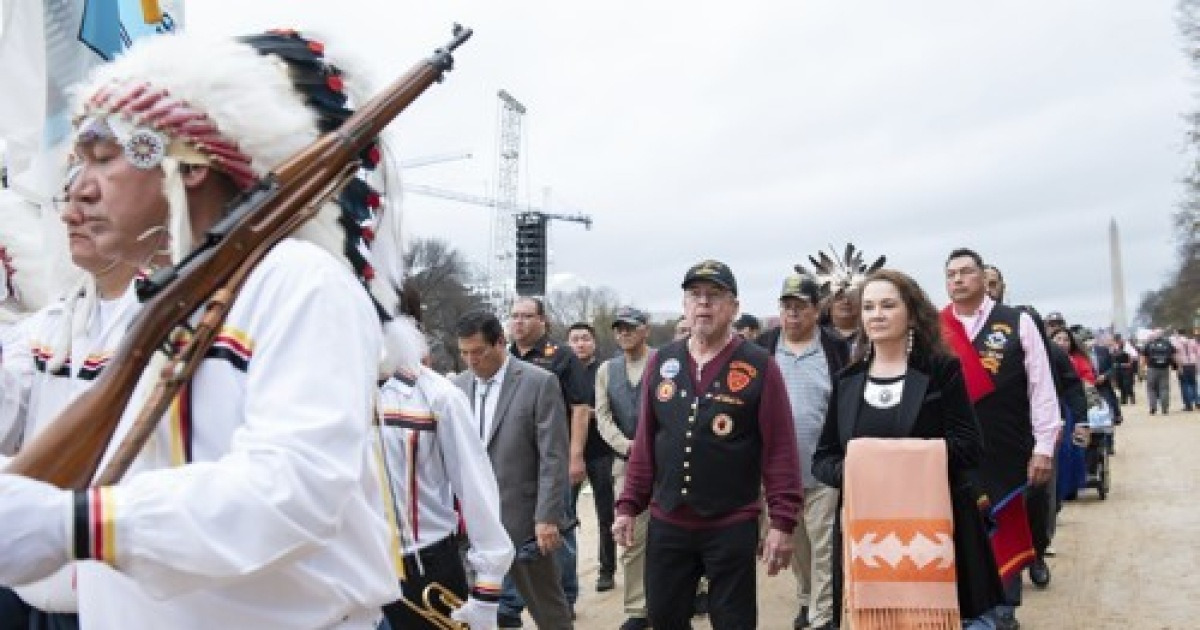 Procession and Dedication of the National Native American Veterans Memorial