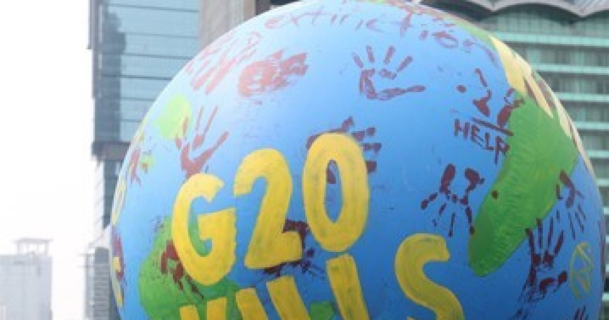 INDONESIA ANTI G20 SUMMIT PROTEST