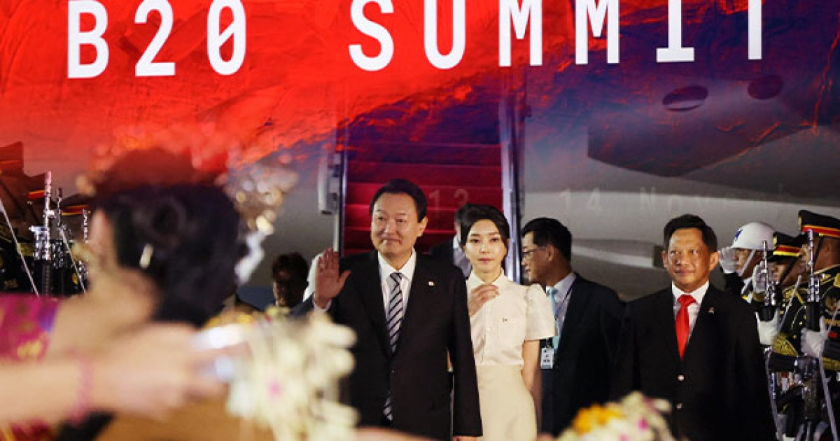 윤 대통령, ‘B20 서밋’ 참석…발리서 ‘경제외교’ 시동