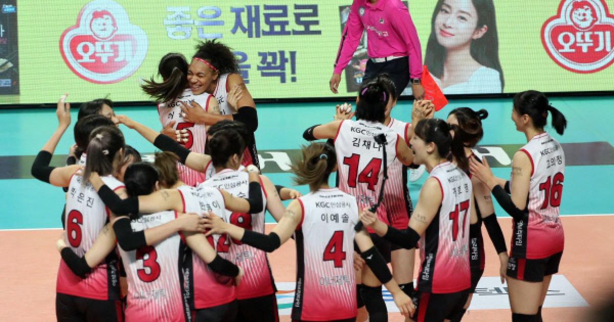 KGC인삼공사, GS칼텍스에 승리[스경포토]