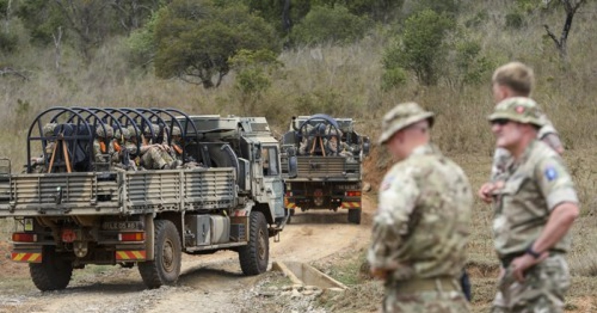KENYA DEFENCE BRITISH ARMY TRAINING IN LAIKIPIA