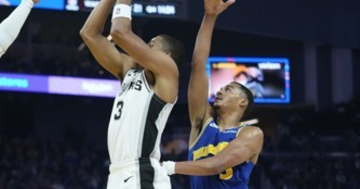 Spurs Warriors Basketball