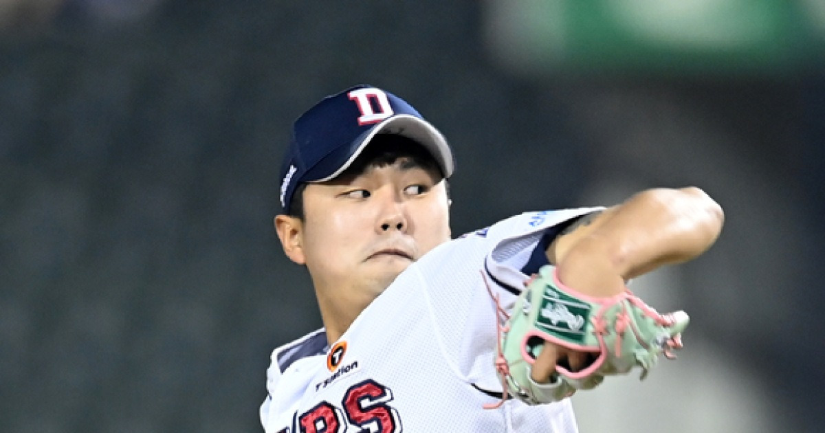 두산 정철원 2022 KBO리그 신인왕…OB 시절 포함 팀 7번째