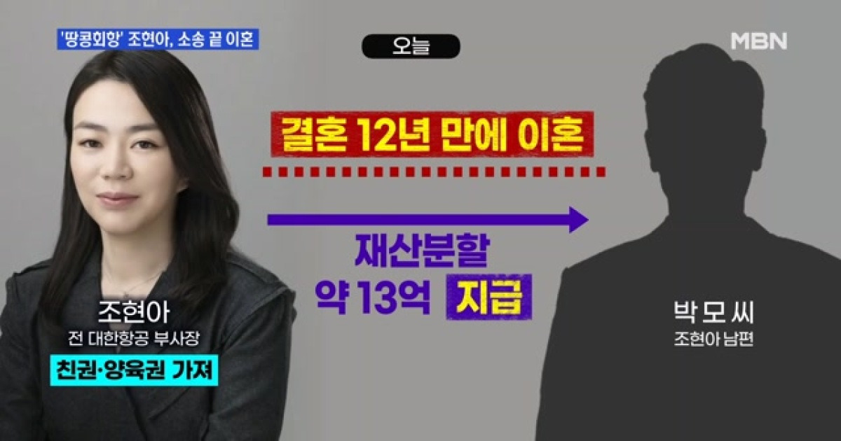 [MBN 프레스룸] '땅콩회항' 조현아, 소송 끝 이혼