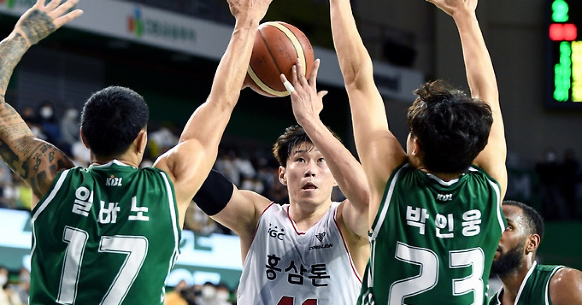 오세근-아반도 40점 합작 KGC, DB에 2점차 신승. 단독 1위 탈환