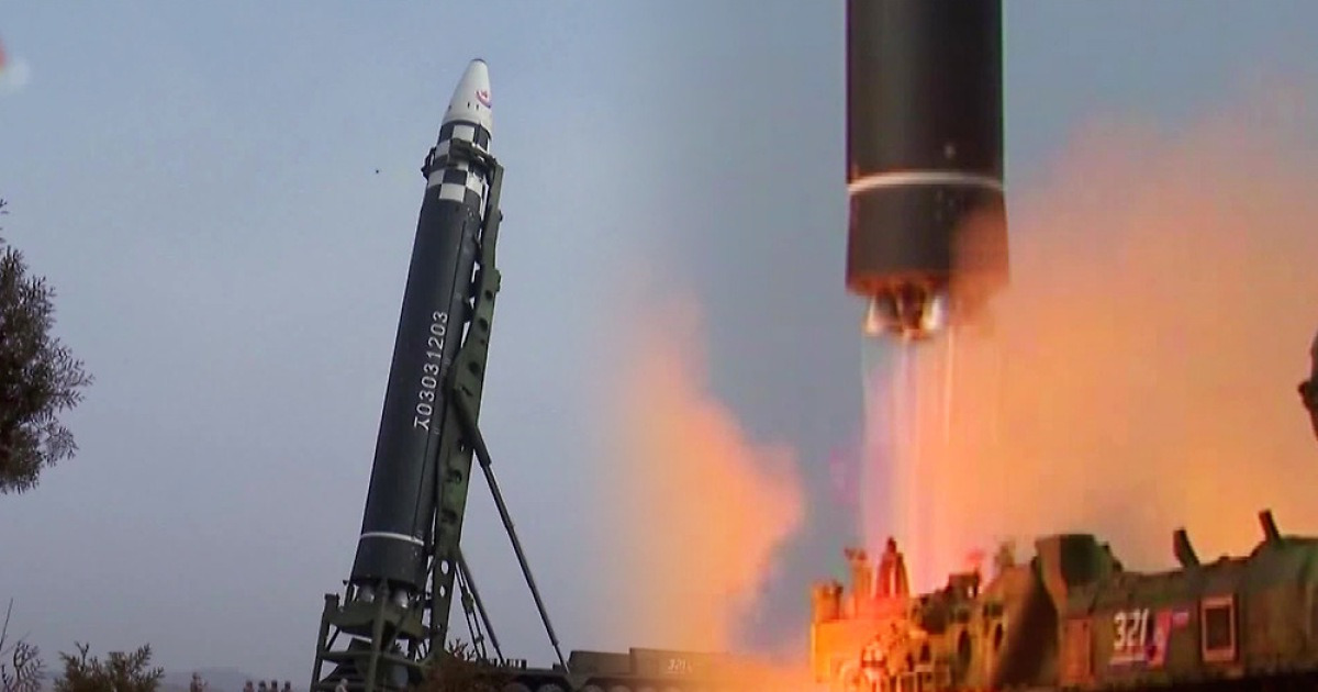 북, ICBM 1발 발사…사거리 15,000km 화성-17형 가능성